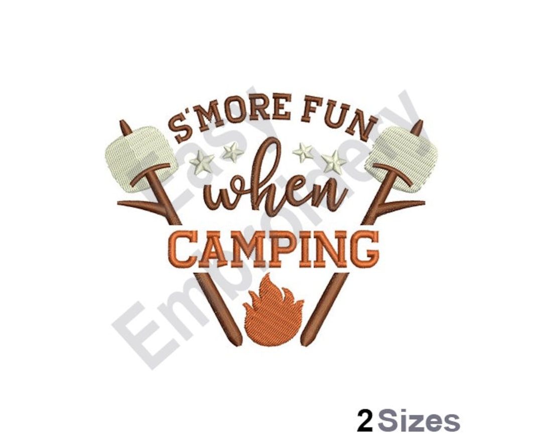 Smore Fun - Machine Embroidery Design - Etsy