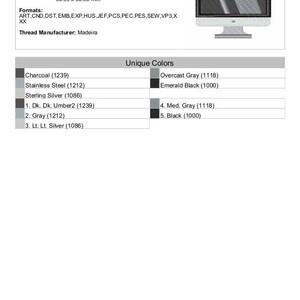 Computer - Machine Embroidery Design - Etsy