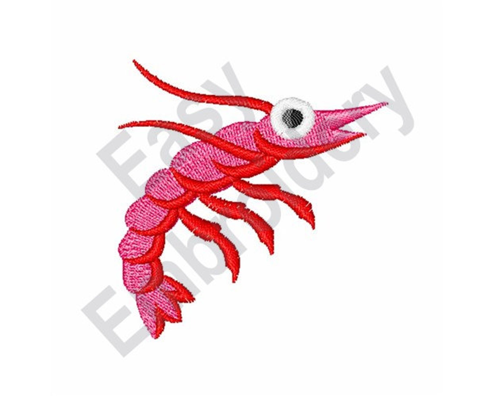 Shrimp - Machine Embroidery Design - Etsy