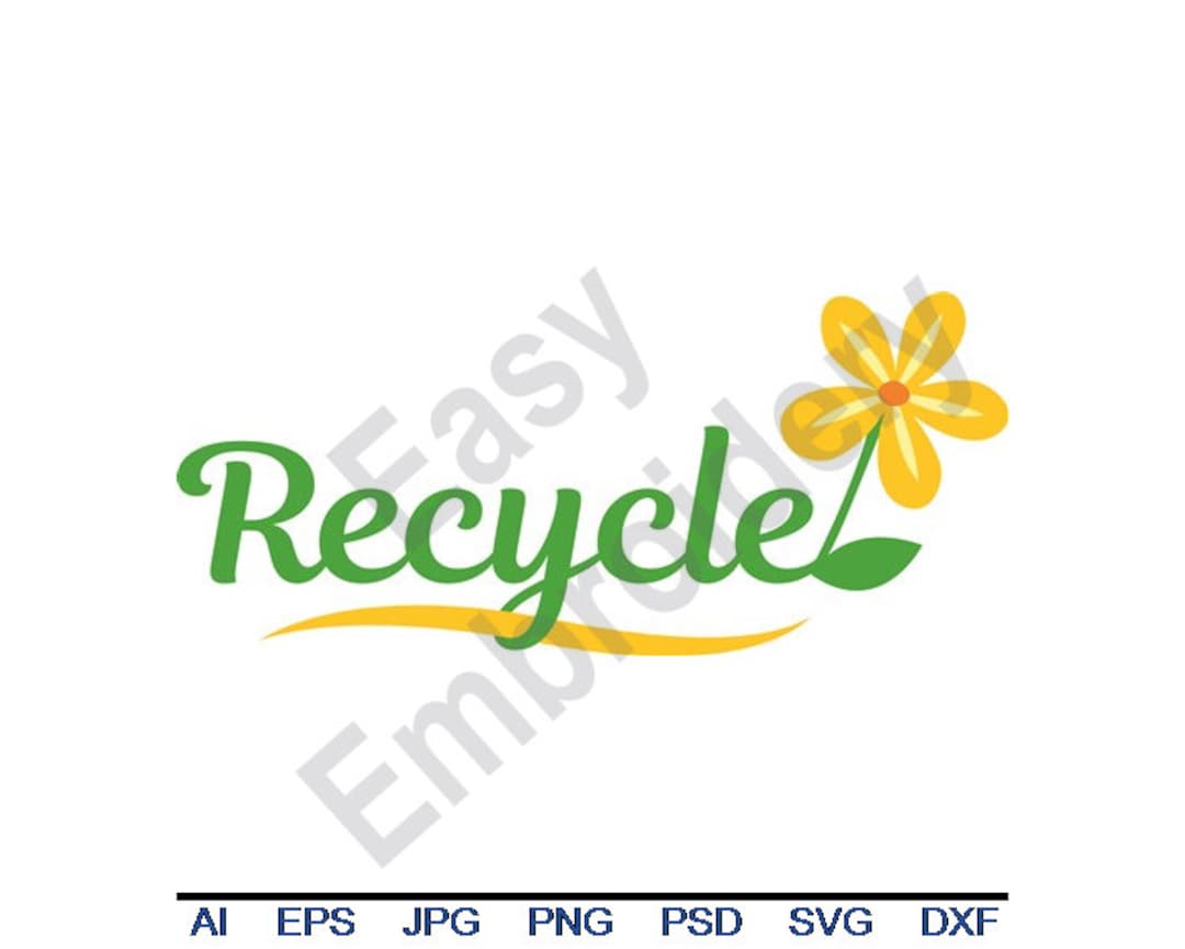Recycle Svg Dxf Eps Png Jpg Vector Art Clipart Cut - Etsy
