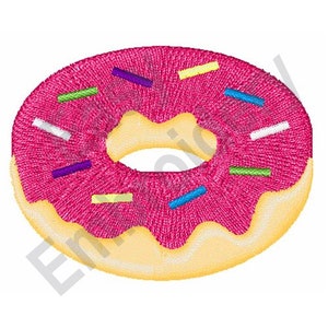 Donut- Machine Embroidery Design - Etsy