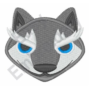Wolf Head Machine Embroidery Design | Etsy