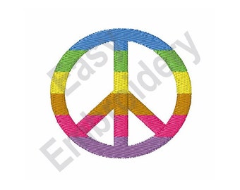 Peace Symbol Machine Embroidery Design, Embroidery Designs, Machine ...