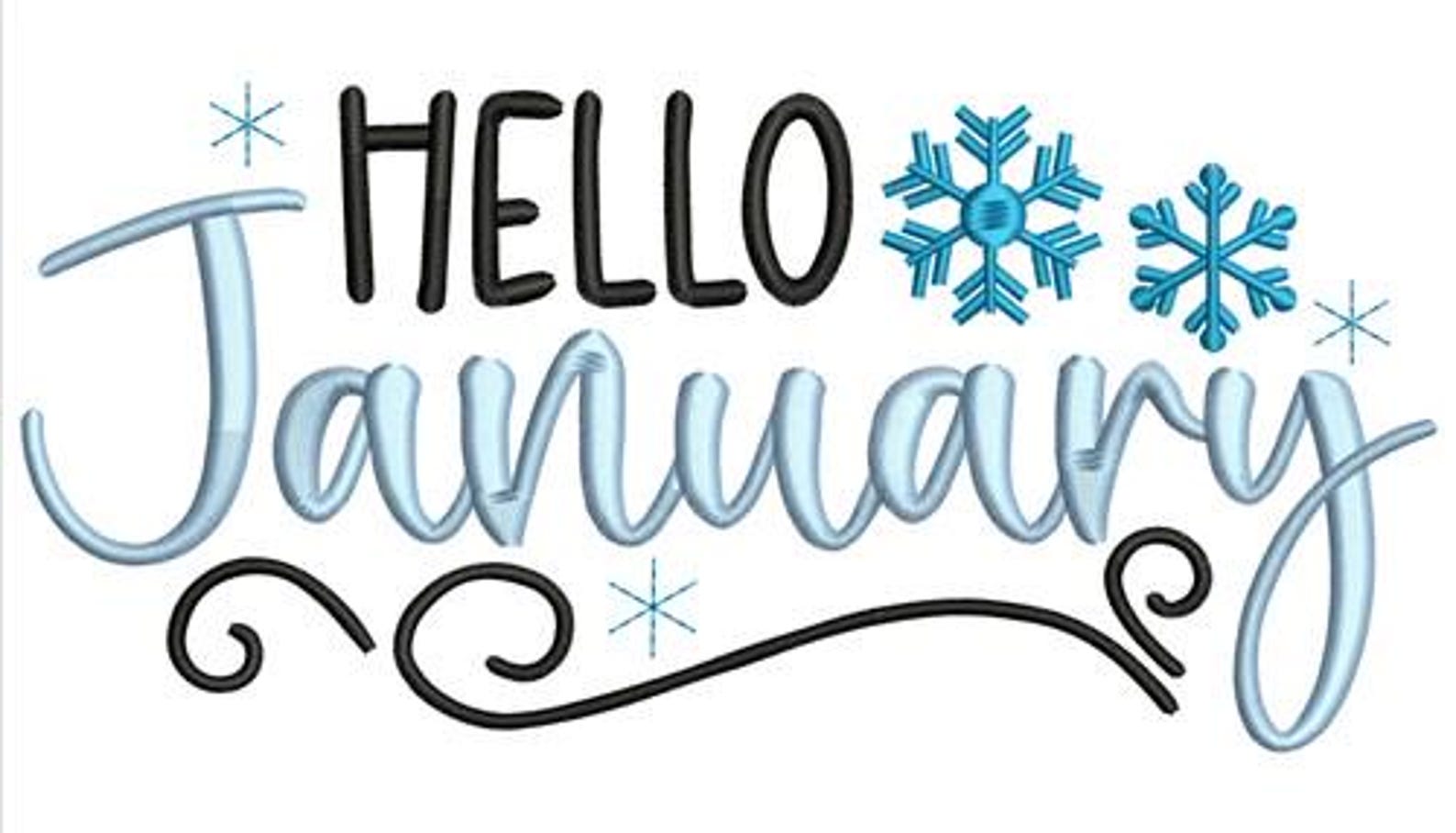 12 Months of the Year - Machine Embroidery Designs Bundle - Etsy