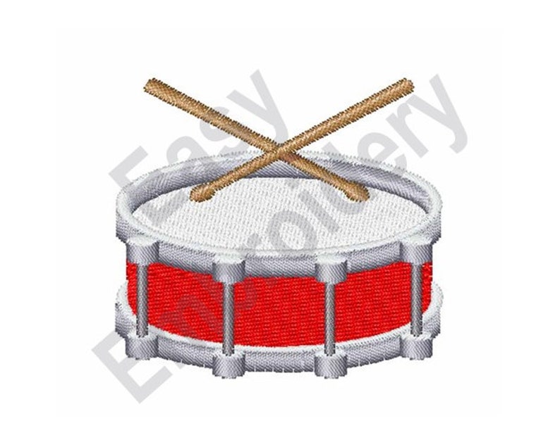 Drum - Machine Embroidery Design - Etsy