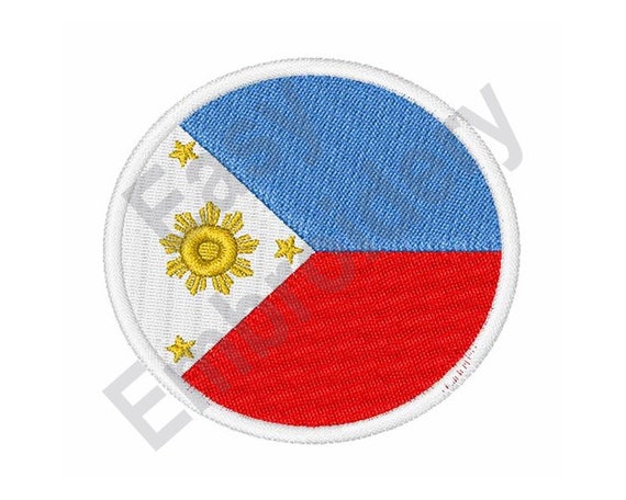 The Philippines Flag Machine Embroidery Design - Etsy Australia