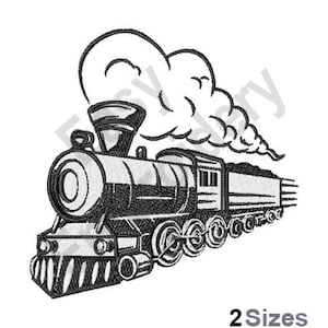 Train Engine Machine Embroidery Design, Train Embroidery - Etsy