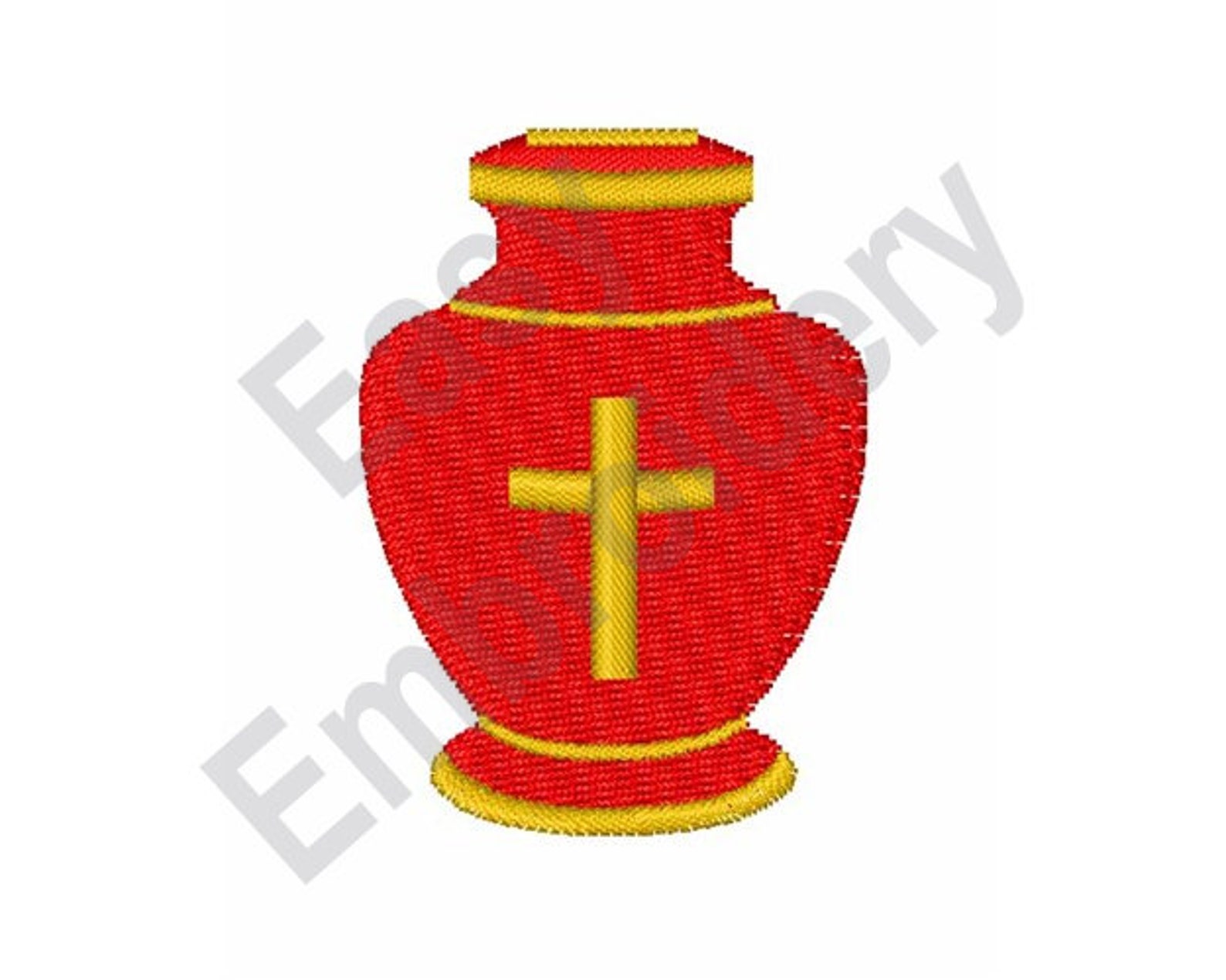 Funeral Urn Machine Embroidery Design | Etsy
