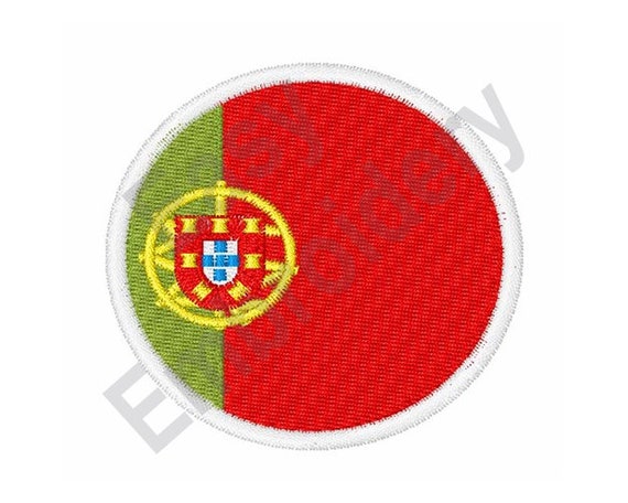 Portugal Flag Machine Embroidery Design - Etsy