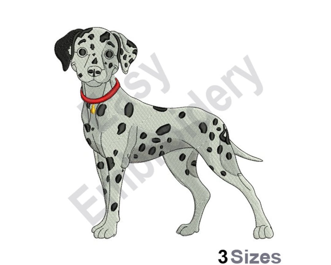 Dalmatian - Machine Embroidery Design - Etsy