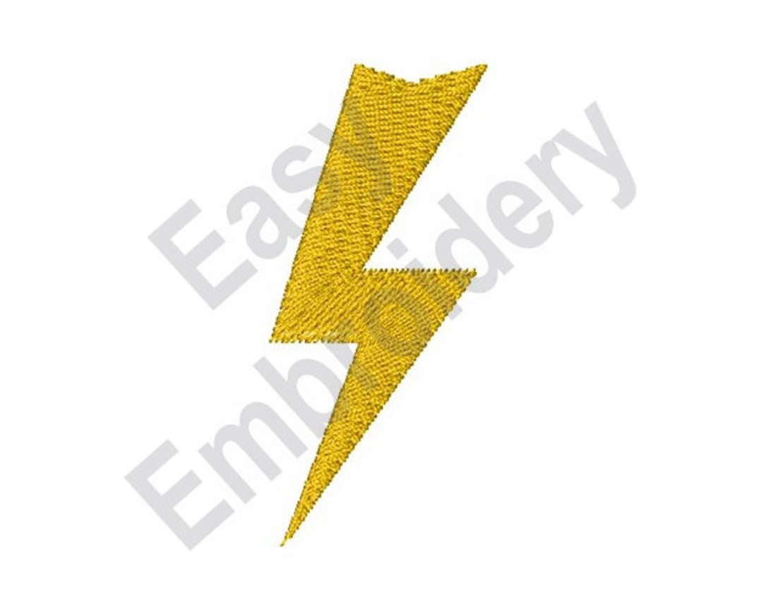 Lightning - Machine Embroidery Design - Etsy