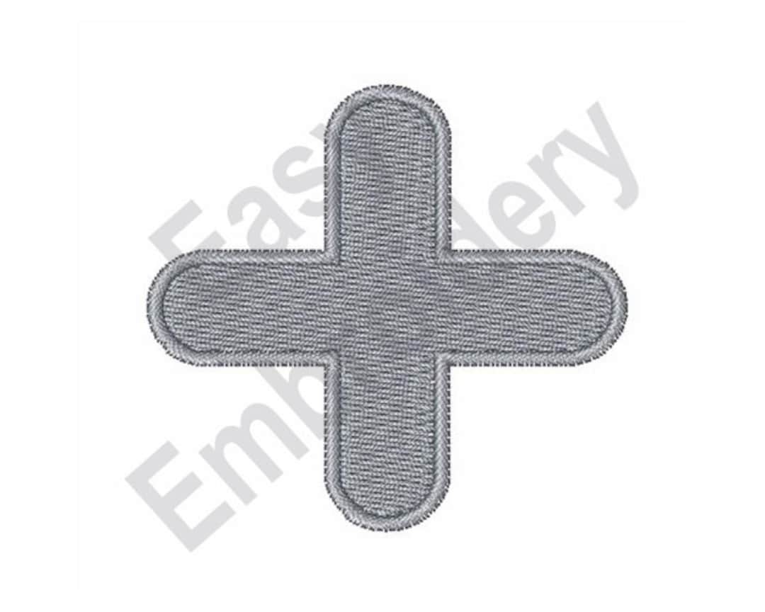 Addition Symbol - Machine Embroidery Design - Etsy