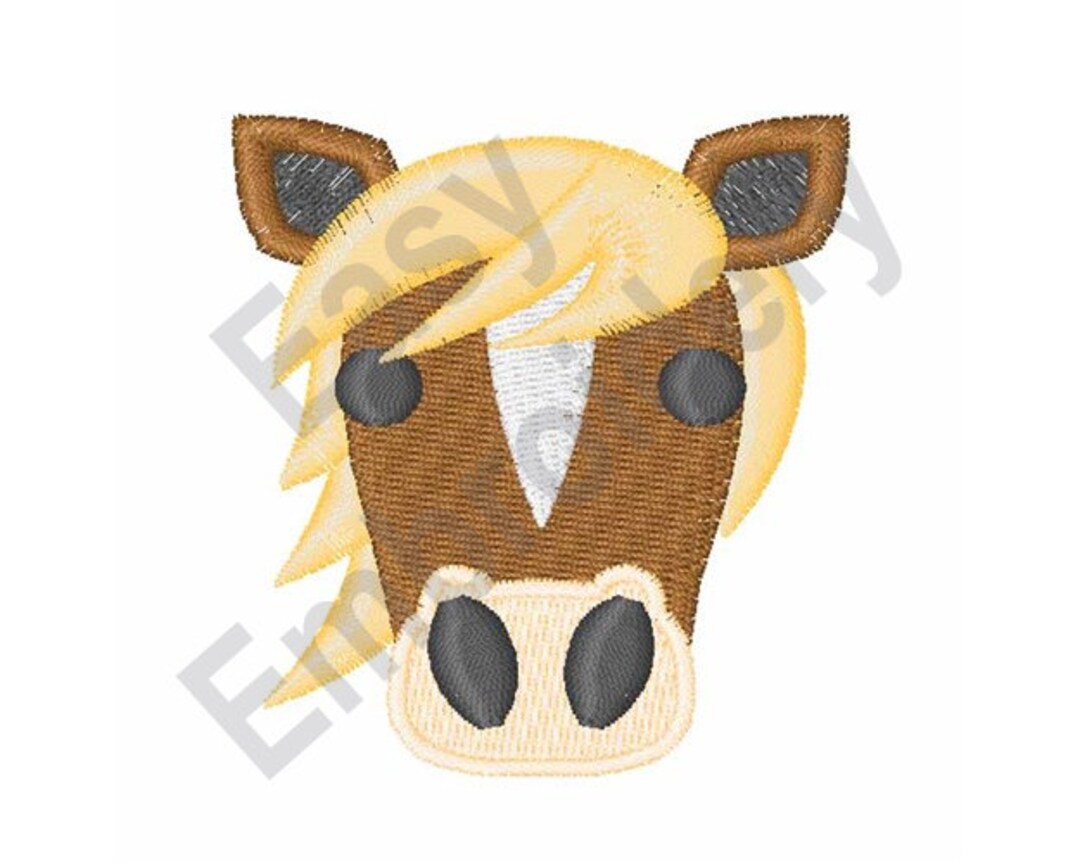 Horse Head Machine Embroidery Design - Etsy