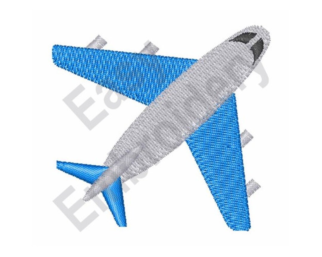 Airplane - Machine Embroidery Design - Etsy