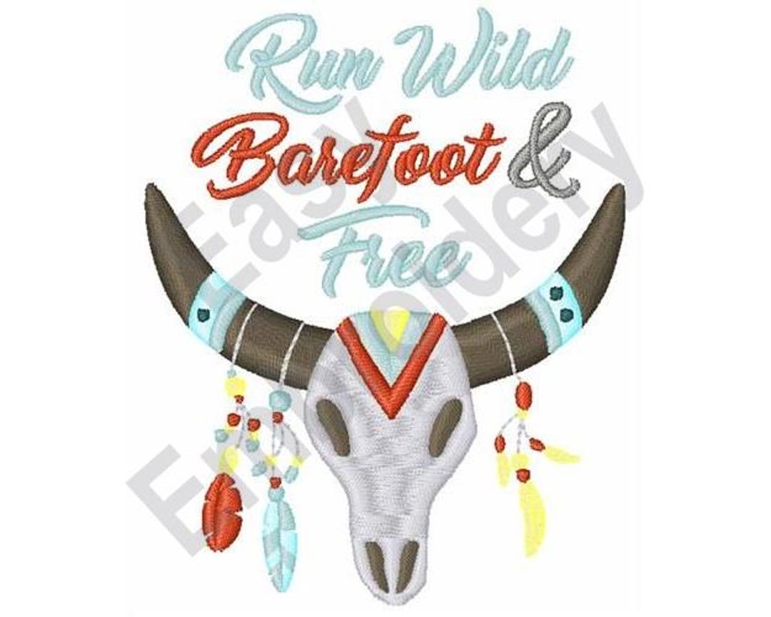 Run Wild - Machine Embroidery Design - Etsy