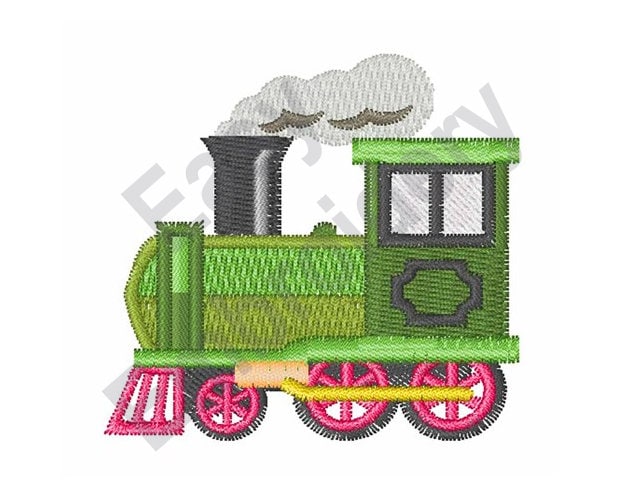 Steam Engine - Machine Embroidery Design - Etsy