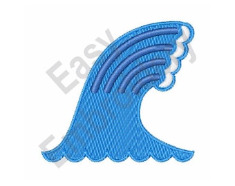 Water Splash Circle Embroidery Design - Ocean Wave Design Files - Sea ...