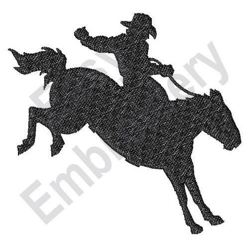 Rodeo Cowgirl Calf Roping Machine Embroidery Design Files - Etsy