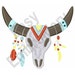 Tribal Skull - Machine Embroidery Design - Etsy