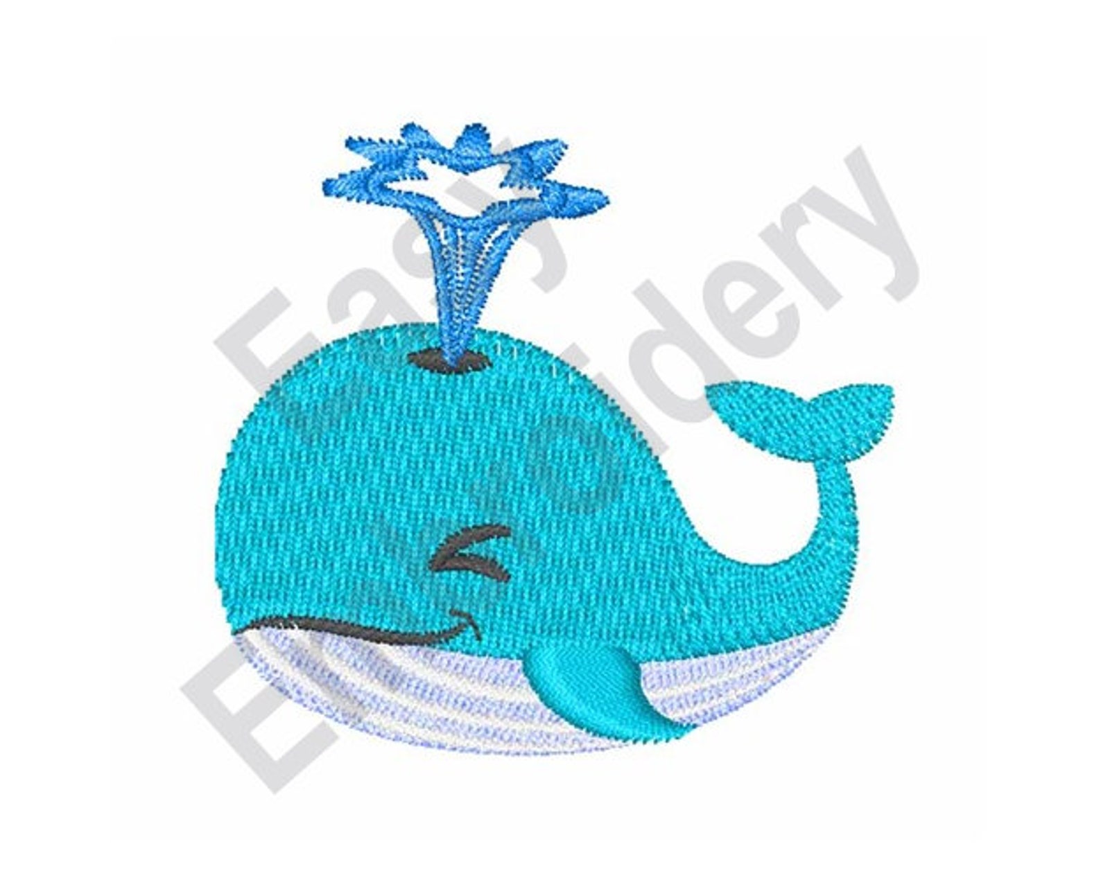 Whale - Machine Embroidery Design - Etsy