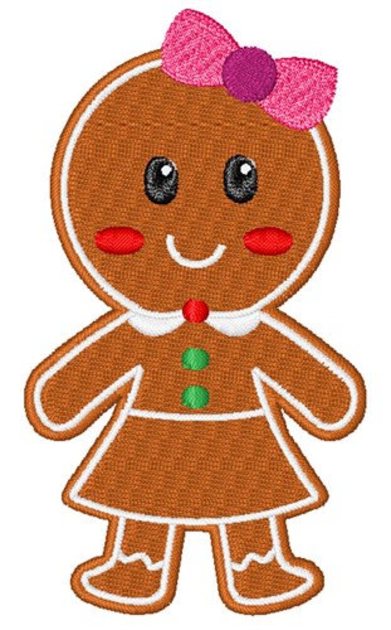Gingerbread Christmas (14 Designs) - Machine Embroidery Designs Bundle ...