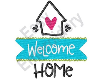 Welcome and Be Blessed Machine Embroidery Design / Home Machine ...