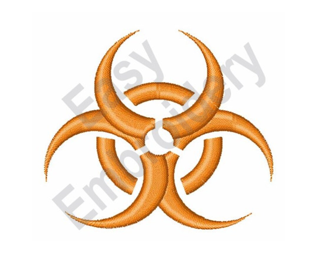 Biohazard Symbol - Machine Embroidery Design - Etsy