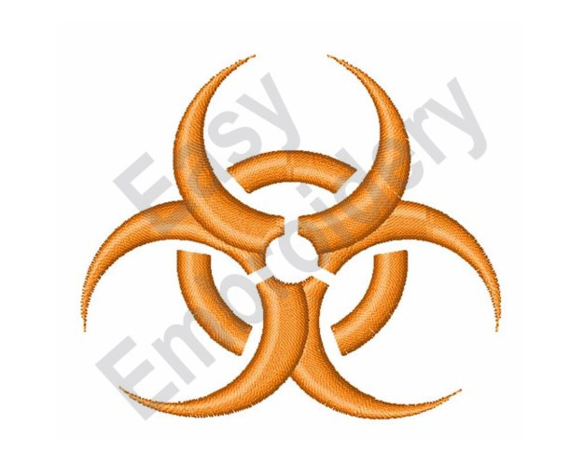 Biohazard Symbol Machine Embroidery Design - Etsy