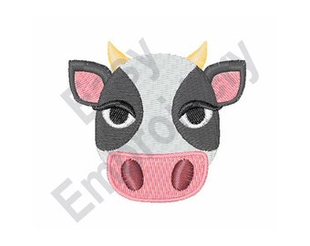 Farm Embroidery Design. Cow Embroidery Design. Field - Etsy