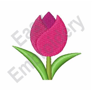 Tulip Machine Embroidery Design - Etsy