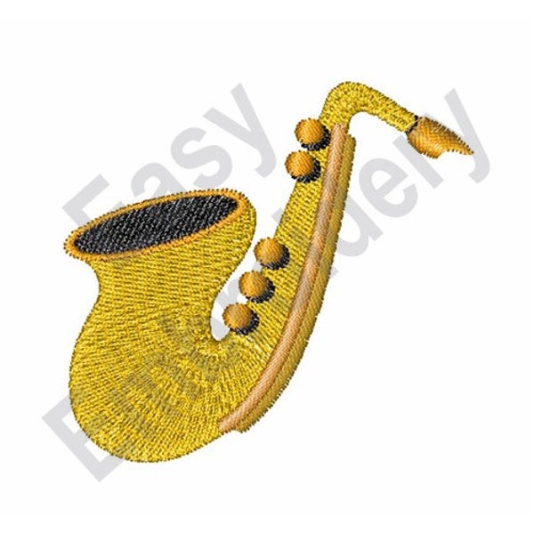 Saxophone Embroidery - Etsy