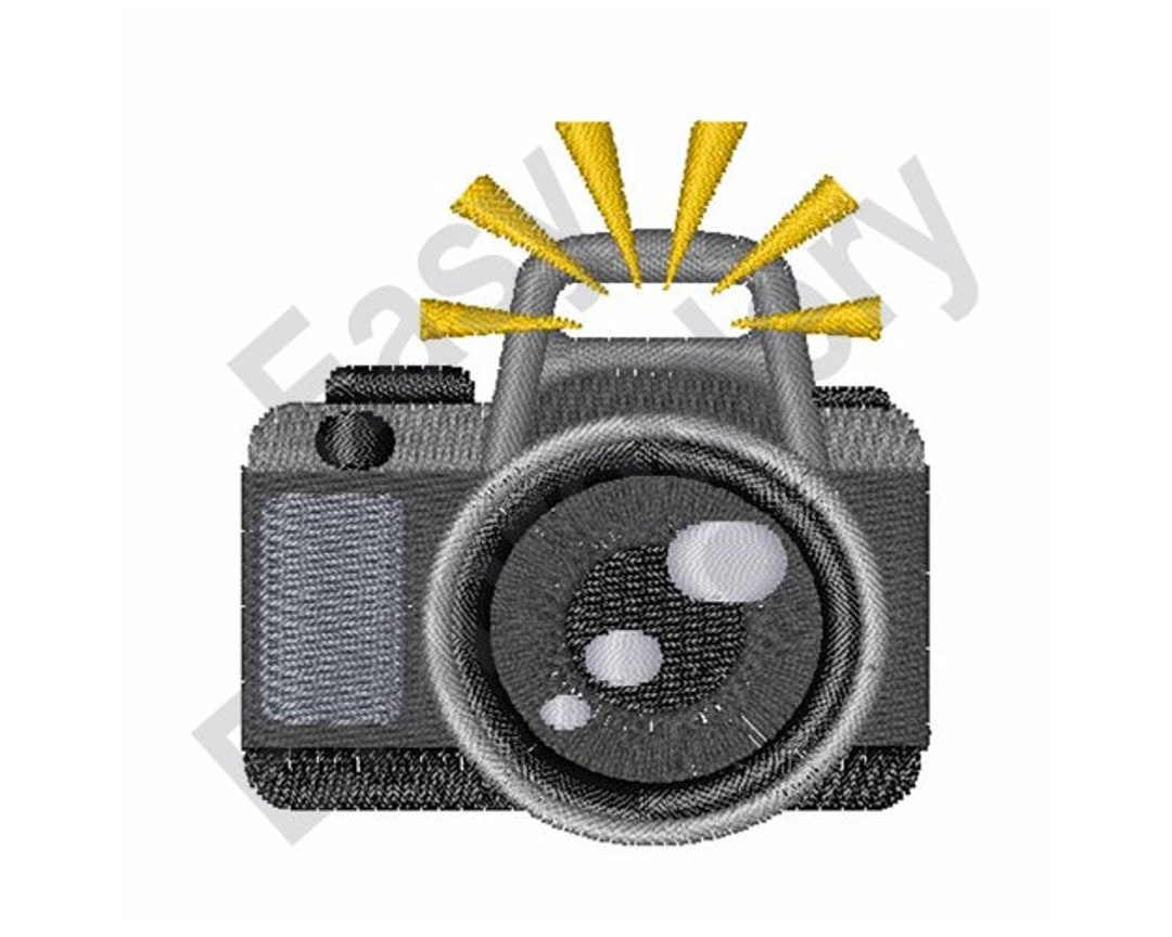 Flash Camera - Machine Embroidery Design - Etsy
