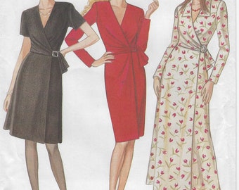 6858 New Look Simplicity Misses Strap or Sleeveless Dress UNCUT Sewing ...