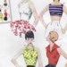 8645 Simplicity 1950s Redux - Misses Halter Tops W/midriff and Sun Top ...