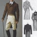 B6573 Butterick Making History Mens Jacket W/lined Dbl-breast, Back ...