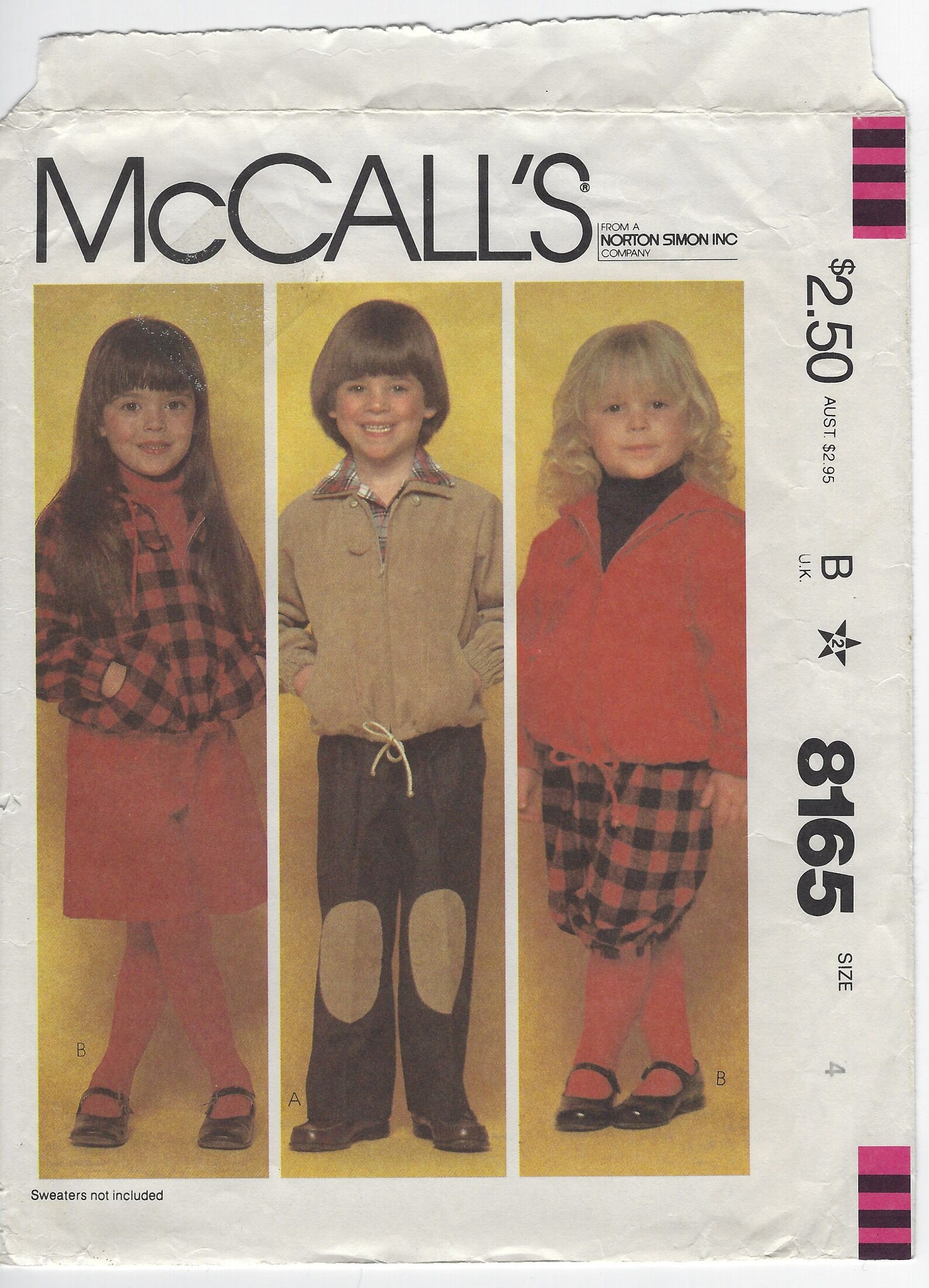 8165 Mccall's Toddler Jacket W/collar or Hood and - Etsy