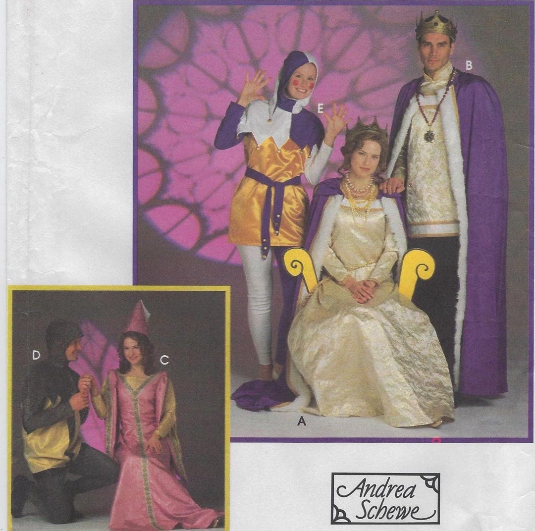 9229 Simplicity Costumes - Misses, Mens and Teen Medieval Dresses, Cape ...