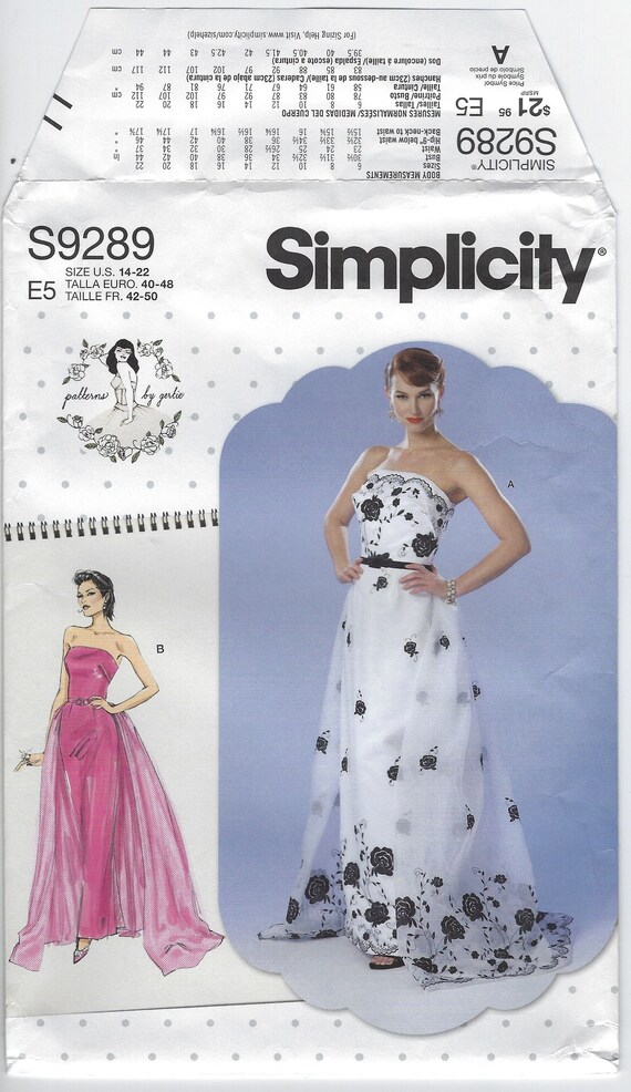Strapless Dress Sewing Patterns