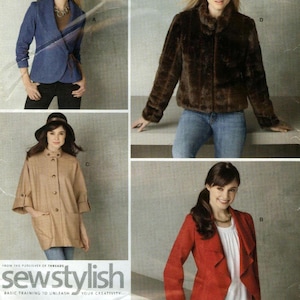 2150 Simplicity Sew Stylish - Misses Jackets in 4 Different Designs ...