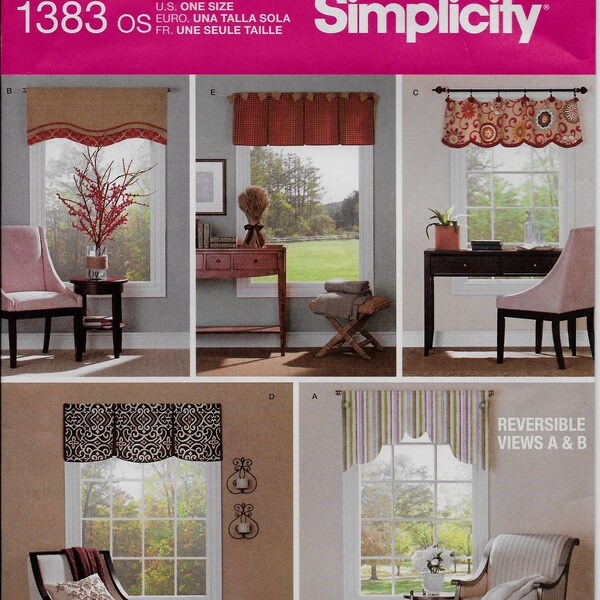 Pleated Valance Sewing Pattern - Etsy