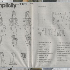 1139 Simplicity Fashion Historian - Civil War Undergarments Chemise ...