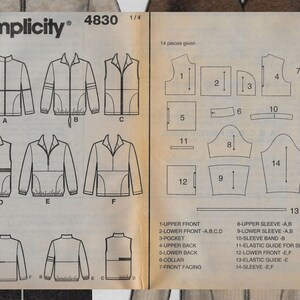 4830 Simplicity - Unisex Men, Teen Jacket, Vest or Top With Sleeve ...