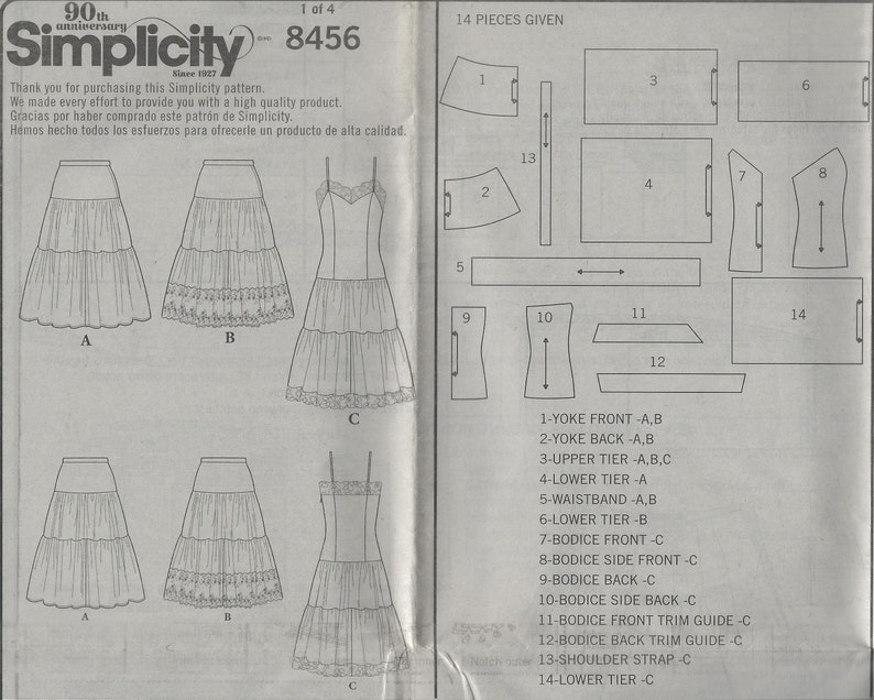 8456 Simplicity 1950's Vintage Redux Misses Vintage | Etsy