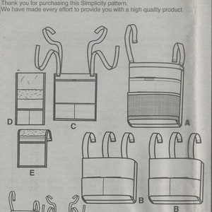 2822 Simplicity Accessories for Wheelchair Walker and - Etsy