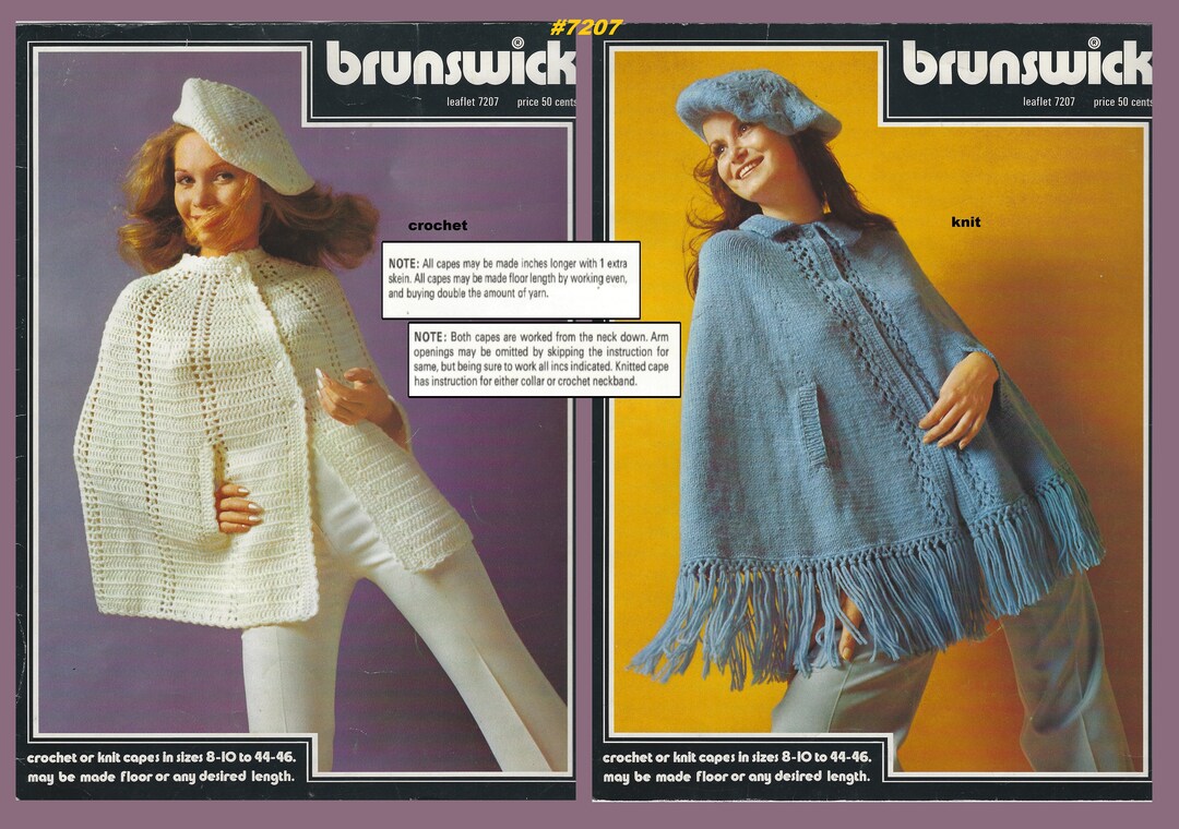 You Choose: Original OG Vintage Brunswick Pattern Leaflets - 7102 Child ...