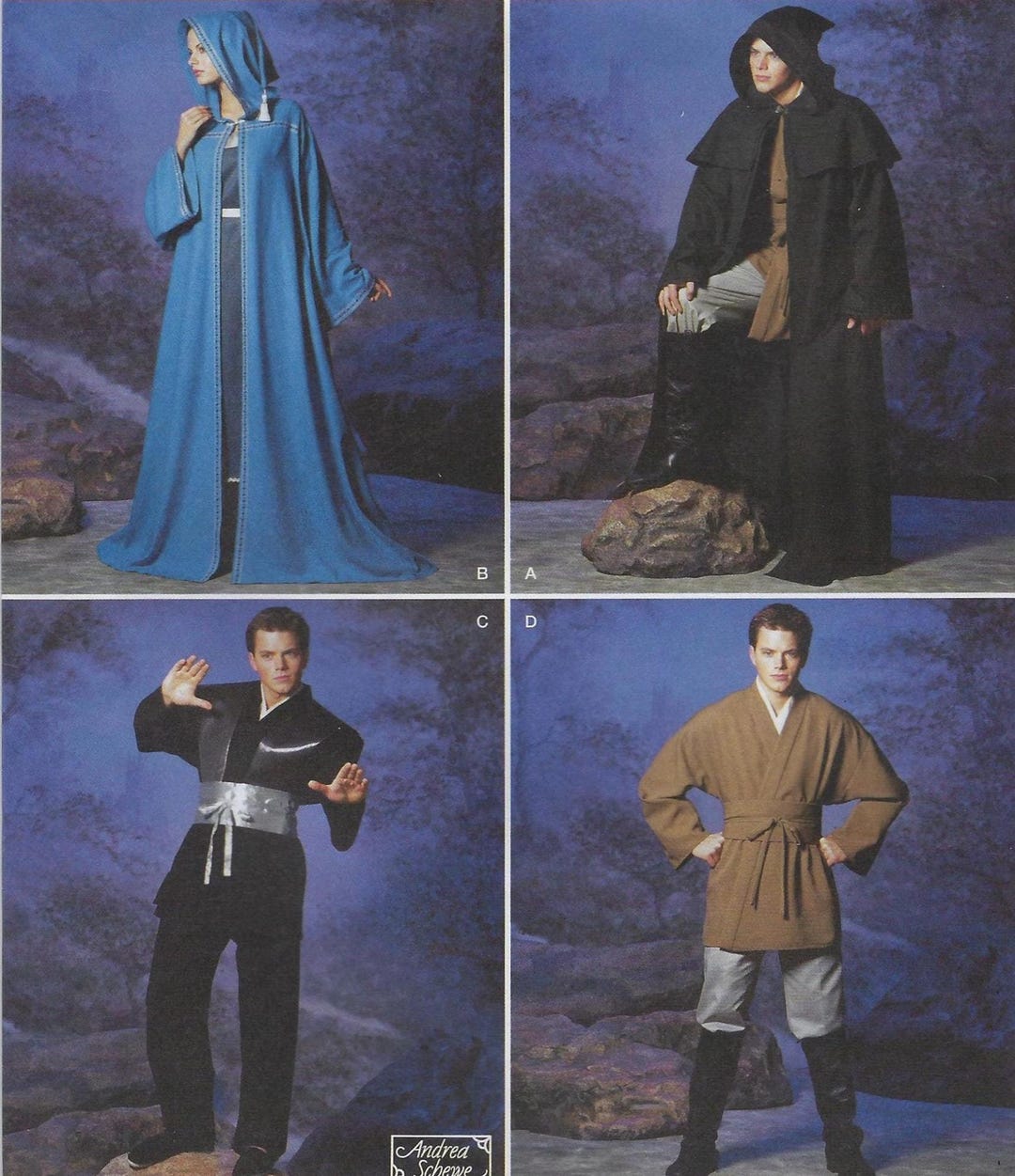 5840 Simplicity Costumes - Unisex & Teen LARP Attire: Tunic, Belt ...