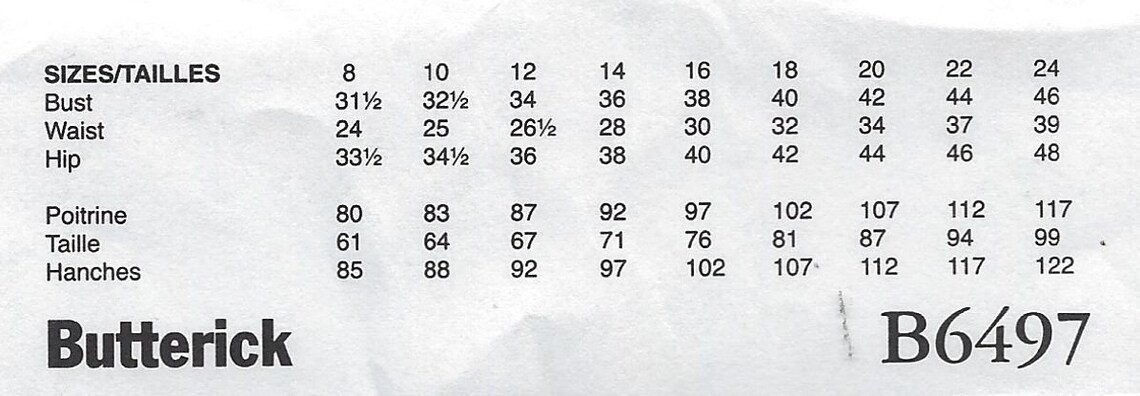 B6497 Butterick Misses Jacket and Coats With Asymmetrical - Etsy