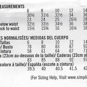 S9049 Simplicity Misses Back Wrap Skirt W/sash Tie That - Etsy