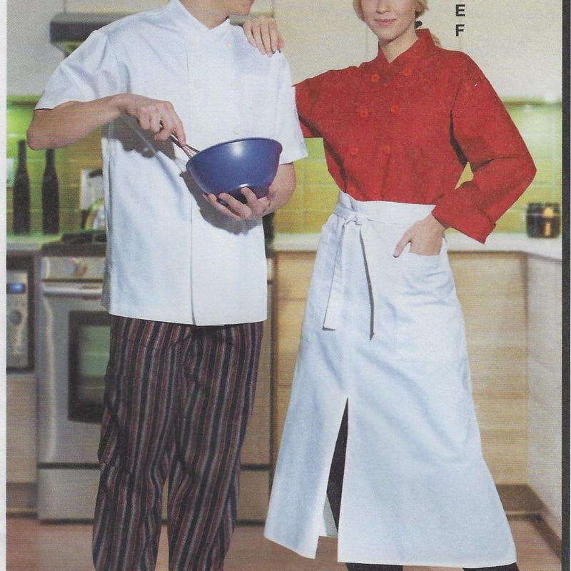 Chef Jacket Pattern - Etsy