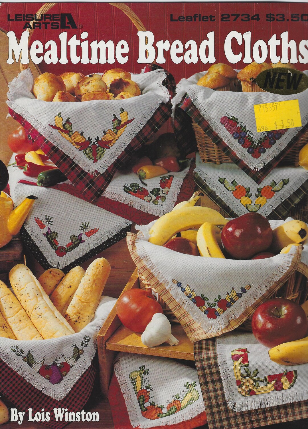 You Choose: Leisure Arts Bread Cloth Cross Stitch Leaflets- 389 B ...